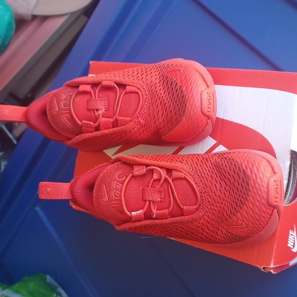 Nike | Shoes | Nike Air Max 27 Red Color Size 7c | Poshmark